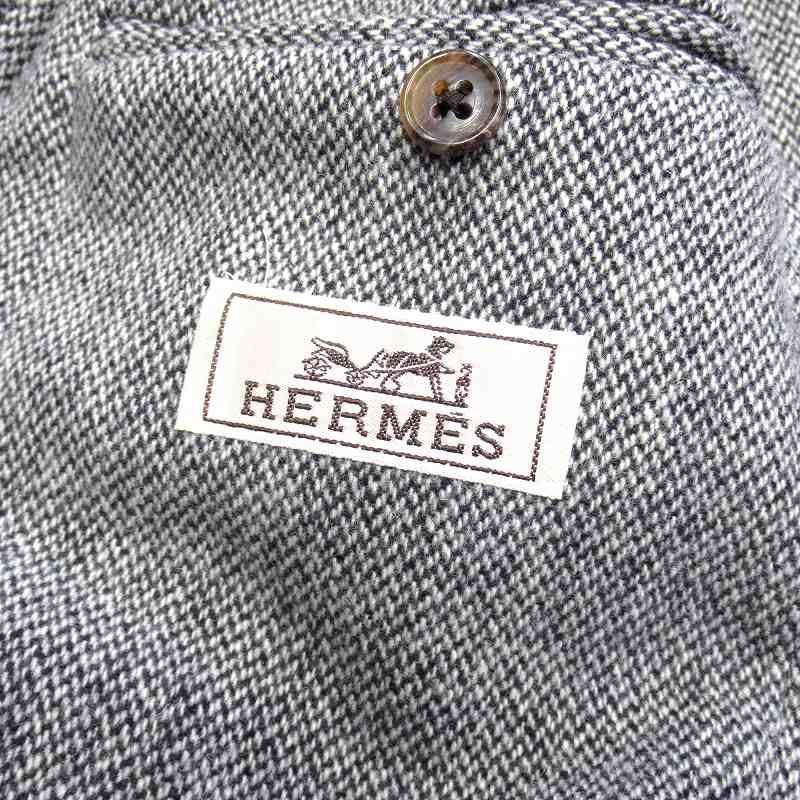 HERMES（エルメス） カシミヤニット ドッキング テーラード ジャケット