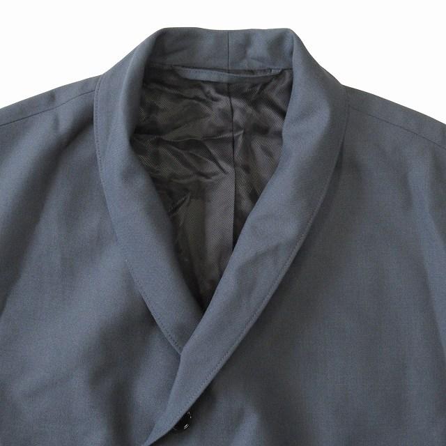 【中古】美品 ルメール LEMAIRE ダブルブレスト ショールカラー テーラード ジャケット ブレザー 総裏 サイズL 美品 ルメール LEMAIRE ダブルブレスト ショールカラー テーラード