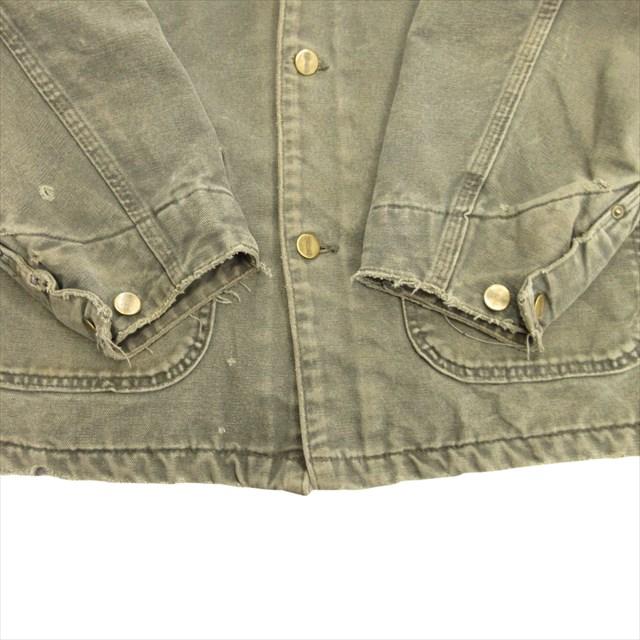 カーハート carhartt ミシガンチョアコート ダック カバーオール ワーク ジャケット ブルゾン ロゴ ダック地 ヴィンテージ グレー系 メンズ : 026-202502060453 ...