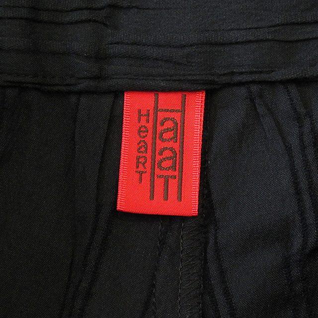 美品 10SS ハート イッセイミヤケ Haat ISSEY MIYAKE クロップド テーパード パンツ スラックス ストレッチ プリーツ加工 オールド : 026-202502110201 ...