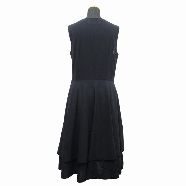 91AW トリココムデギャルソン tricot COMME des GARCONS ウール ノースリーブ ロング フレア ワンピース ドレス ...