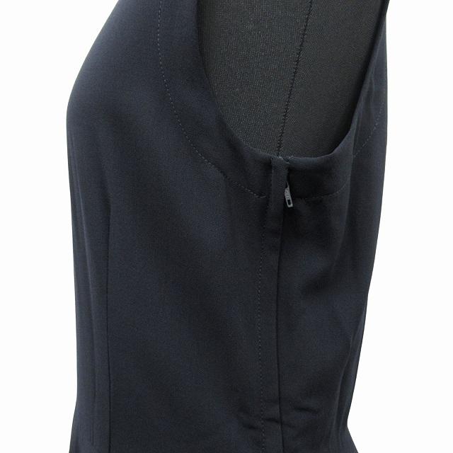 91AW トリココムデギャルソン tricot COMME des GARCONS ウール ノースリーブ ロング フレア ワンピース ドレス ...