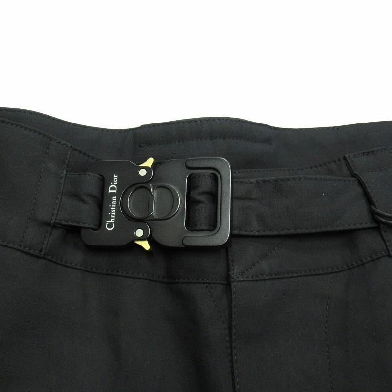【中古】未使用品 22ss ディオール DIOR ローラーコースター CDロゴバックル ベルト ウーブン ショート パンツ ワイド 未使用品 22ss ディオール DIOR ローラーコースター CDロゴバックル