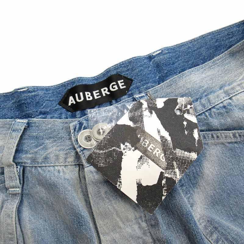 美品 25ss オーベルジュ AUBERGE ガスパールBL ライト デニム