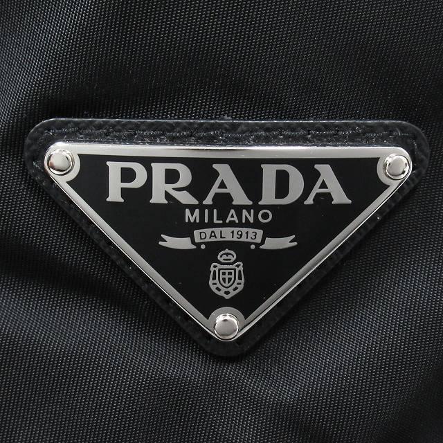 PRADA（プラダ） 極美品 "Re-Nylon バケット ハット" 帽子 トライアングルロゴ 三角ロゴプレート ナイロン 1HC137 サイズM 黒 12 : ブランド古着販売のベクトル ...