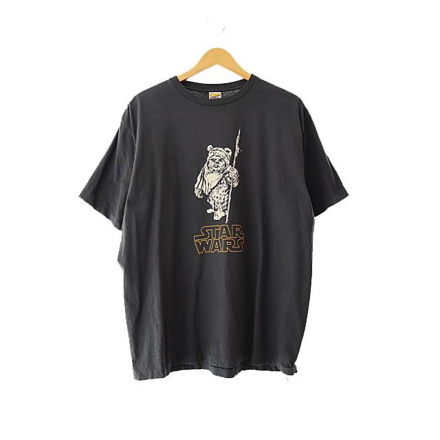 スタンダード カリフォルニア STANDARD CALIFORNIA ×STAR WARS スターウォーズ 24SS SD Ewok T イウォーク プリント 半袖 Tシャツ XL 黒 ...