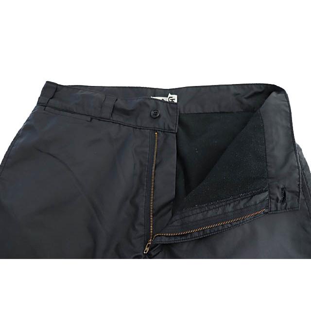 【中古】グッドイナフ GOODENOUGH ×FINESSE フィネス 90s初期 ロゴ プリント 裏起毛ナイロン パンツ M黒☆AA★250814 グッドイナフ GOODENOUGH ×FINESSE フィネス 90s 初期 ロゴ プリント