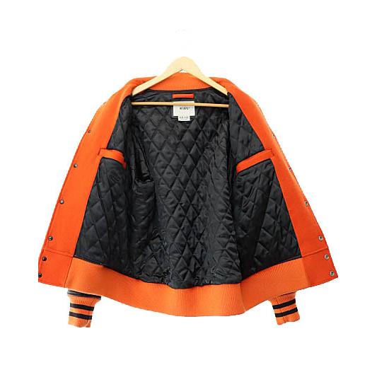 ダブルタップス WTAPS 18AW CLUB JACKET ロゴ 袖レザー 中綿 クラブ