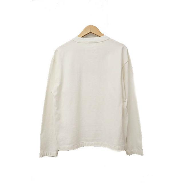 【中古】ジルサンダー JIL SANDER ロゴ プリント 長袖 Tシャツ J02GC0107 XS 白ホワイト 251125 レディース ジルサンダー JIL SANDER ロゴ プリント 長袖 Tシャツ J02GC0107 XS 白