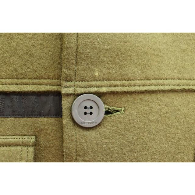 アンダーカバー UNDERCOVER 1996AW WIRE期 ARCHIVE アーカイブ ウール フェルト ジャケット UC-6W-JK-01 緑 オリーブ ブランド古着ベクトル ...