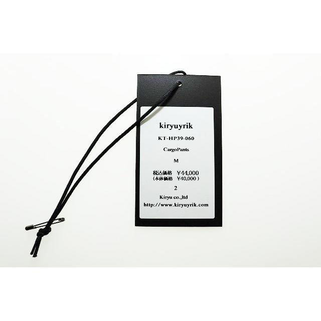 キリュウキリュウ kiryuyrik 25SS DANBOR JERSEY CARGO PANT M BLACK