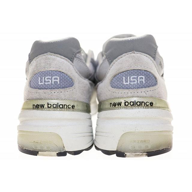 New Balance ニューバランス NEW BALANCE M992GR 992 USA製 GREY 27.5cm Dワイズ ローカット スニーカー グレー 【ブランド古着ベクトル ...
