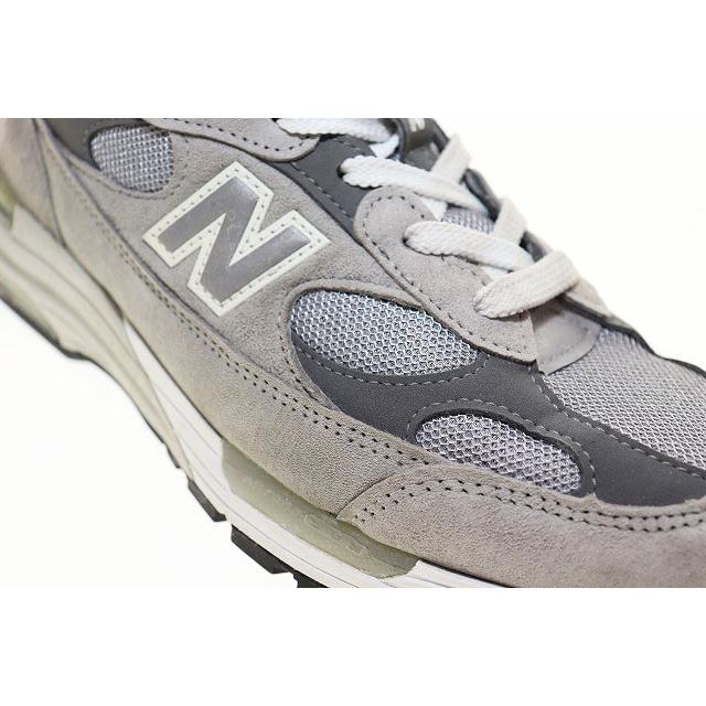 New Balance ニューバランス NEW BALANCE M992GR 992 USA製 GREY 27.5cm Dワイズ ローカット スニーカー グレー 【ブランド古着ベクトル ...