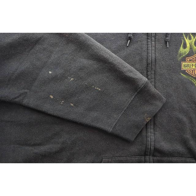 ハーレーダビッドソン HARLEY DAVIDSON FLAME LOGO PARKA BLACK 2X