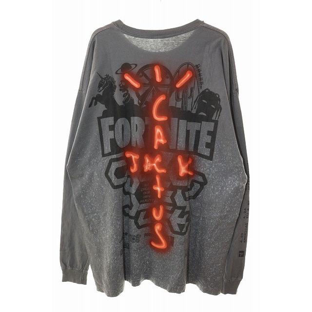 TRAVIS SCOTT CACTUS JACK × FORTNITE BACK BLING LS TEE XL 60JK0825