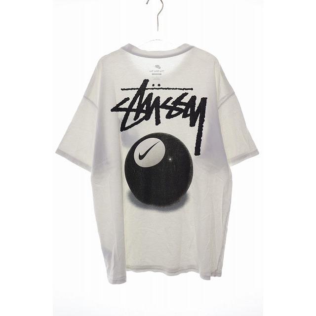 【中古】ナイキ NIKE × STUSSY M NRG FL SS 8BALL TEE WHITE L DO9322-100 ステューシー 8ボール ☆AA★251006 NIKE（ナイキ） × STUSSY M NRG FL SS 8BALL TEE WHITE L DO9322-100
