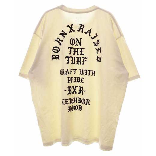 【中古】ネイバーフッド NEIGHBORHOOD × BORN & RAISED 25SS NH TEE SS-2 CREAM 3XL ボーン アンド レイズド Tシャツ ネイバーフッド NEIGHBORHOOD × BORN & RAISED 25SS NH TEE SS-2 CREAM