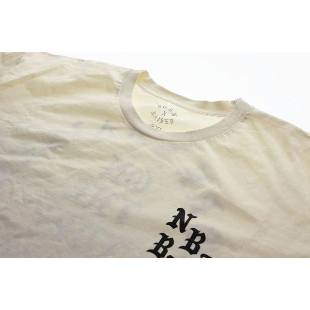 ネイバーフッド NEIGHBORHOOD × BORN & RAISED 25SS NH TEE SS-2 CREAM