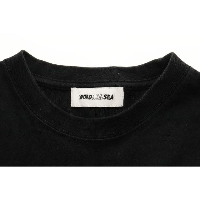 【中古】ウィンダンシー WIND AND SEA ラバーロゴ ロンT XL 袖ロゴ 長袖 ブラック 黒 251007 メンズ ウィンダンシー WIND AND SEA ラバーロゴ ロンT XL 袖ロゴ 長袖