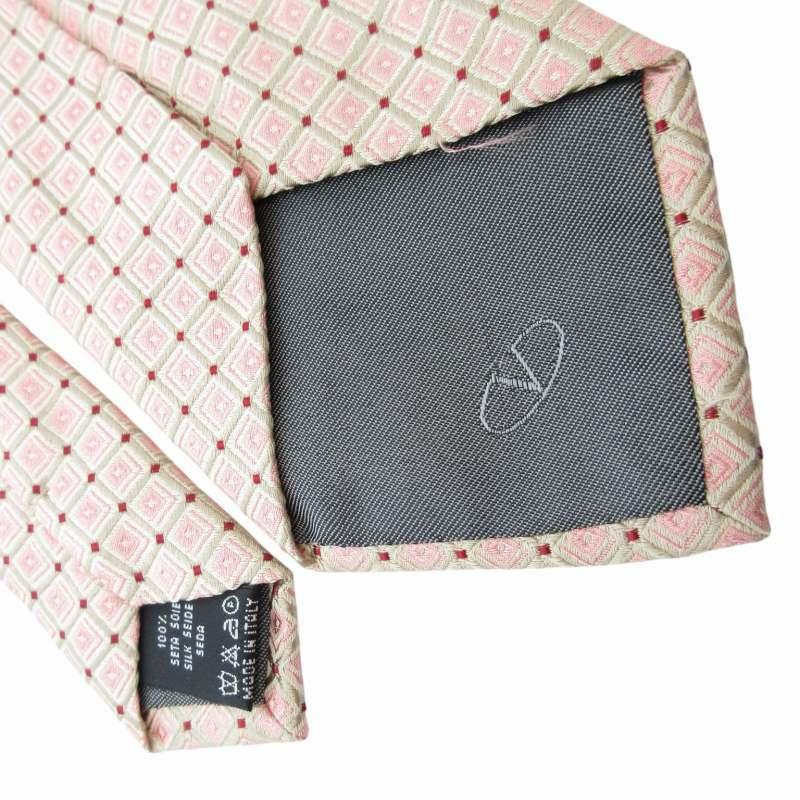 未使用品 ヴァレンティノ ヴァレンチノ VALENTINO タグ付き ネクタイ カジュアル 絹 シルク 総柄 ピンク /FT 1023 GY09 メンズ : 049-902410150032 ...