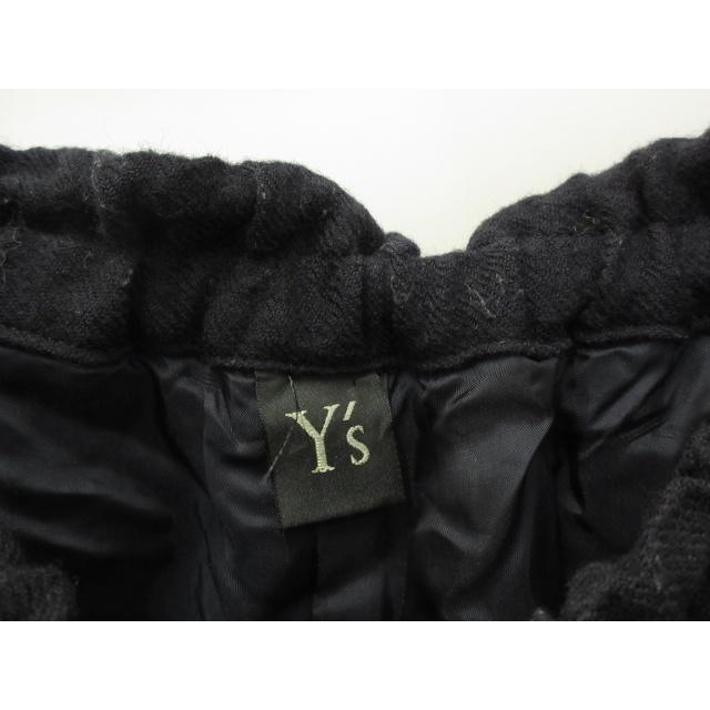 Y's（ワイズ） サルエルパンツ ウール 2 ネイビー 紺 ボトムス ヨウジ