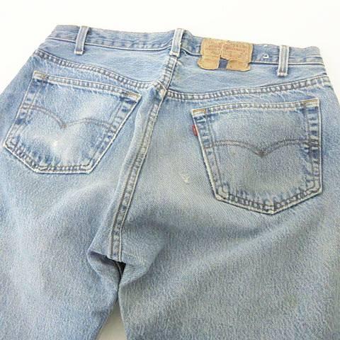 Levi's リーバイス 90s 501 デニム パンツ 裏53 USA製 テーパード ジーンズ ボタンフライ W34L32 青 ブルー メンズ : ブランド古着販売のベクトル - 通販 ...