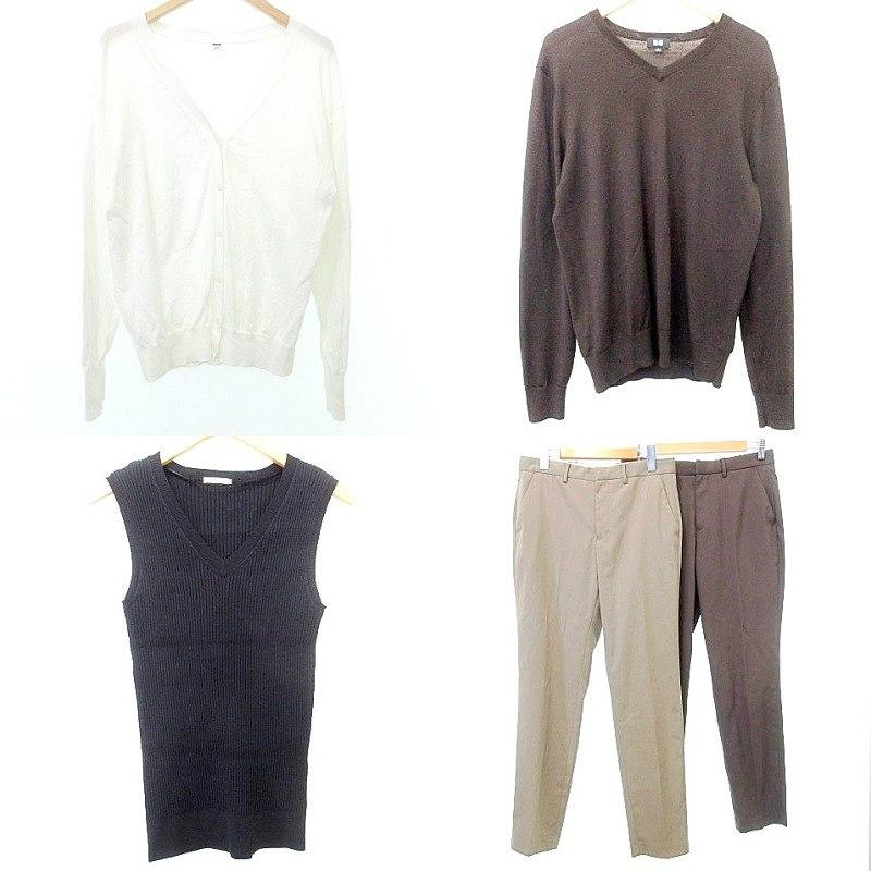 ユニクロ UNIQLO GU 美品 5点セット まとめ売りカーディガン等 トップス パンツ Mサイズ中心 A0620 レディース : ブランド ...