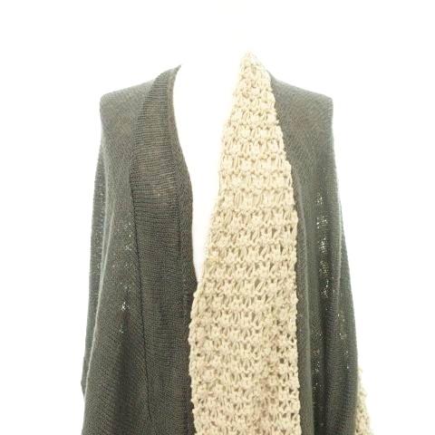 Somari タグ付き アシンメトリー ドルマンニット カーディガン F バイカラー GY61 レディース : ブランド古着販売のベクトル ...