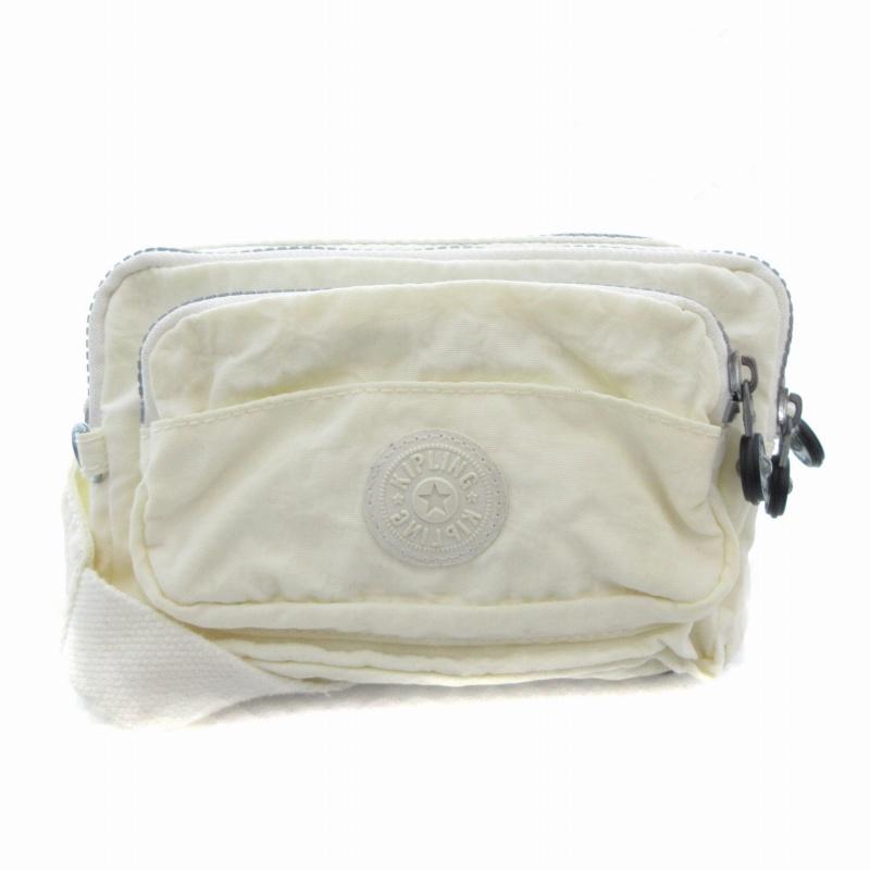キプリング KIPLING MULTIPLE WAIST SHDBG ウエストバッグ ショルダーポーチ 2WAY ナイロン ロゴ 白 ホワイト AC2491 /FT レディース : ブランド ...