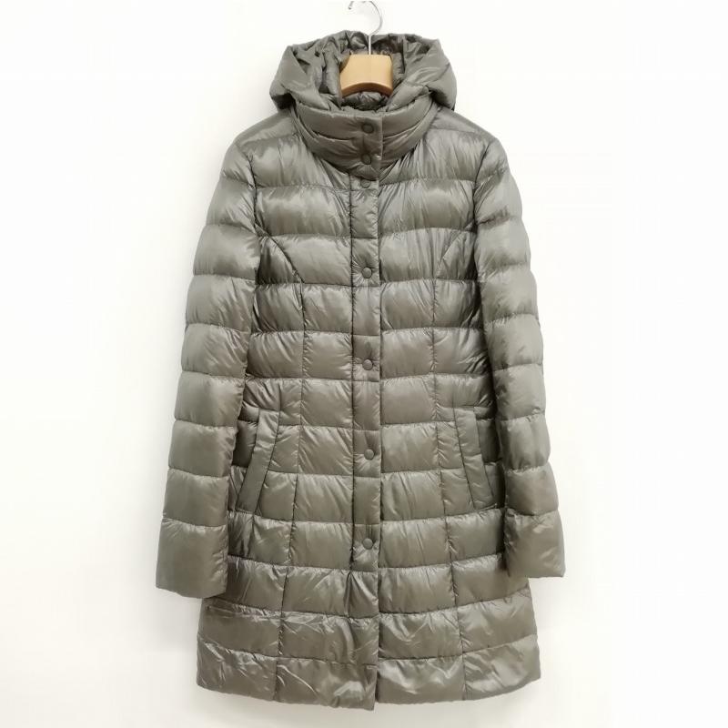 ヘルノ HERNO PI0045D-12017-9450 フーデット ダウン コート ジャケット 38 グレー系 レディース : 053-902412030003 : ブランド古着販売の ...