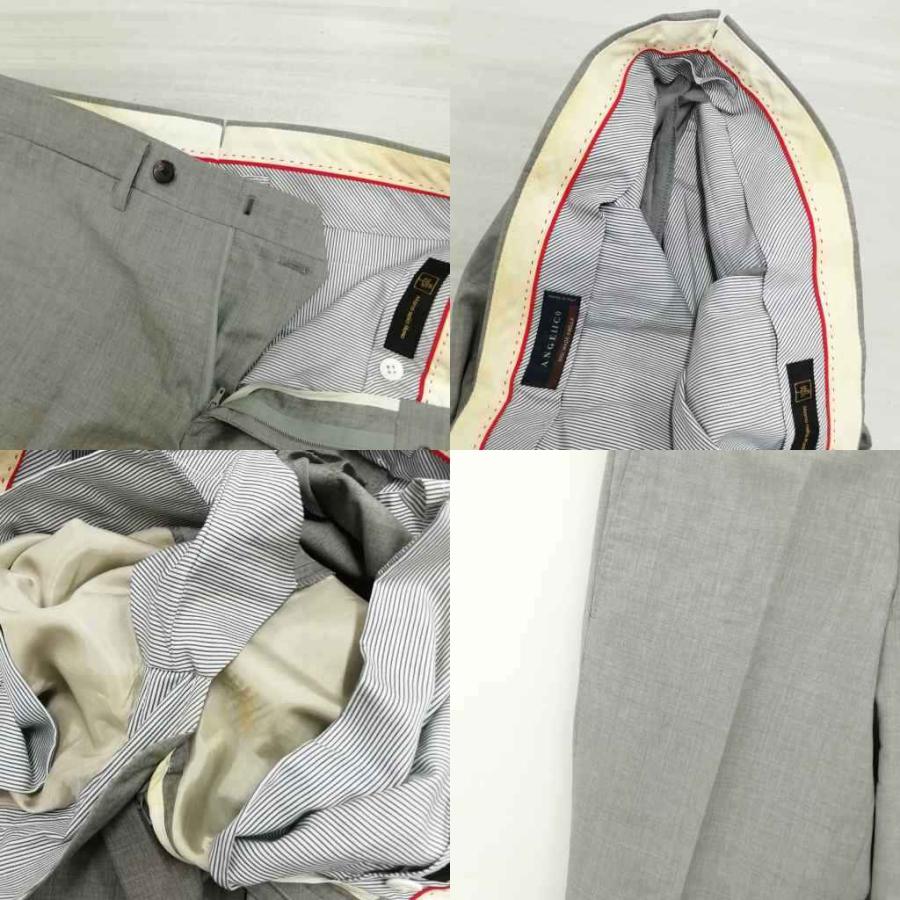 Mano nella ANGELICO生地 スーツ セットアップ 44 グレー メンズ : ブランド古着販売のベクトル - 通販 ...