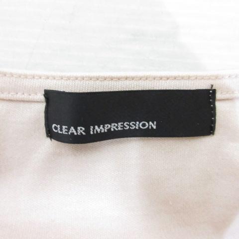 クリアインプレッション CLEAR IMPRESSION 七分袖 シフォンフリル カットソー 2 ピンク レディース : ブランド古着販売のベクトル - 通販 - Yahoo!ショッピング