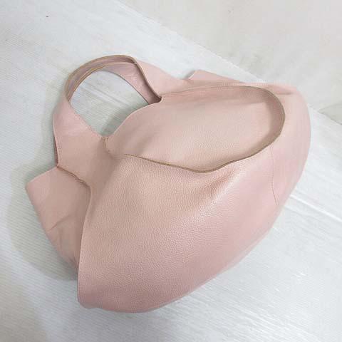 ヨーガンレール JURGEN LEHL レザー ハンド トート バッグ 薄ピンク