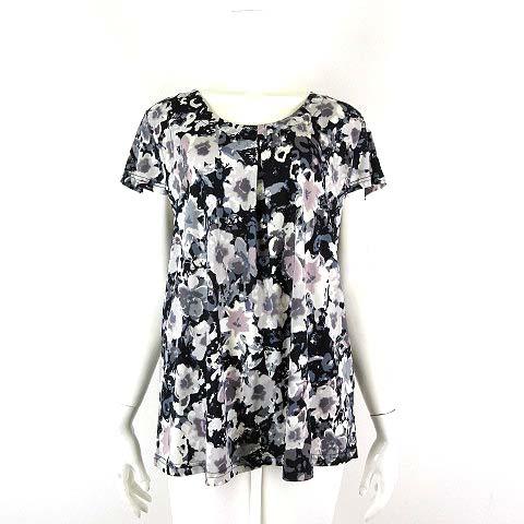 le lis チュニック カットソー 落ち感 とろみ 花柄 総柄 ストレッチ 半袖 M-L マルチカラー レディース : ブランド古着販売のベクトル - 通販 - Yahoo!ショッピング