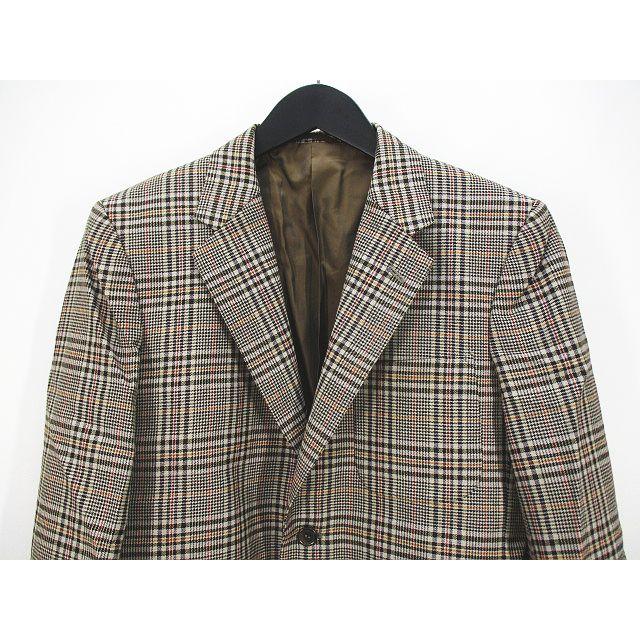 ヘミングウェイ Hemingway チェック柄 テーラード ジャケット A4 茶系 ブラウン 裏地 ボタン メンズ : 077-202502040161 : ブランド古着販売のベクトル ...