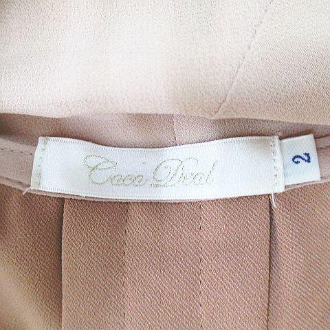 ココディール COCO DEAL 長袖 ブラウス 2 ピンク系 透け感 プルオーバー レディース : ブランド古着販売のベクトル - 通販 - Yahoo!ショッピング