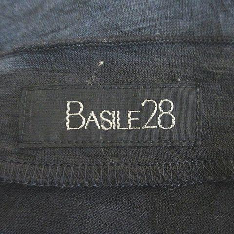 バジーレ BASILE 28 長袖 カットソー ブラウス 42 黒系 ブラック 日本製 ストレッチ 毛 ウール 無地 レディース : ブランド古着販売のベクトル - 通販 - Yahoo!ショッピング