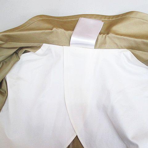 ドリバイイチパーセント Dori by ICHI PERCENT チェスターコート ミドル丈 2/M ベージュ 無地 ボタン 裏地 日本製 レディース : ブランド古着販売のベクトル - 通販 ...