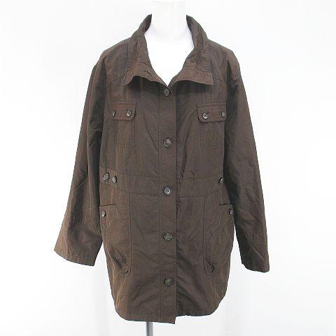 NONA ミリタリージャケット 薄手 13 茶系 ブラウン ポケット 裏地 無地 レディース : ブランド古着販売のベクトル - 通販 - Yahoo!ショッピング