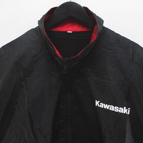 カワサキ Kawasaki スタッフ ジャケット ブルゾン L 黒系 ブラック