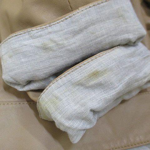 ブランベール blancvert レザージャケット 革ジャン ノーカラー