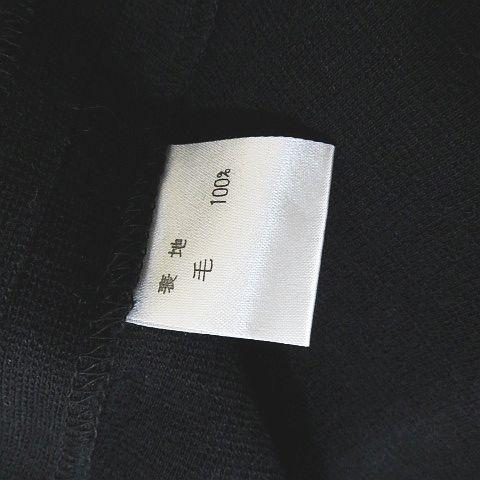 miss.KOH.co.ltd 長袖 プルオーバー M 黒系 ブラック リボン柄 タッセル 飾り バックボタン レディース : ブランド古着 ...