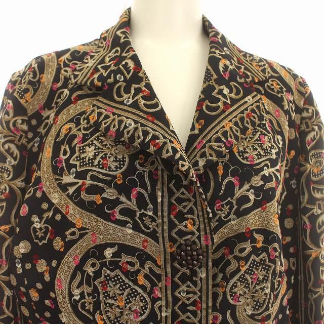 イネス ignes スーツ 3点セット セットアップ シルク混 スカート ジャケット ノースリーブ 42 M 黒 : ブランド古着販売のベクトル - 通販 - Yahoo!ショッピング