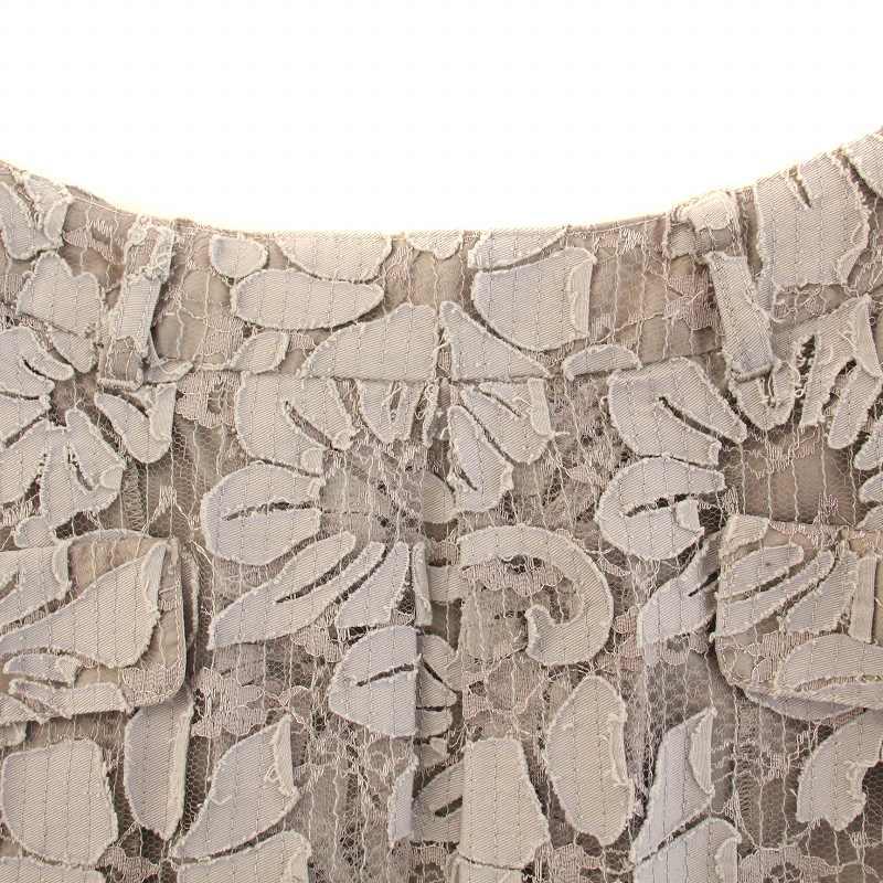 アメリヴィンテージ Ameri VINTAGE ANTHESIS LACE SKIRT アンテシスレーススカート フレア マキシ ロング 花柄 F 紫 02919200030 : 081 ...