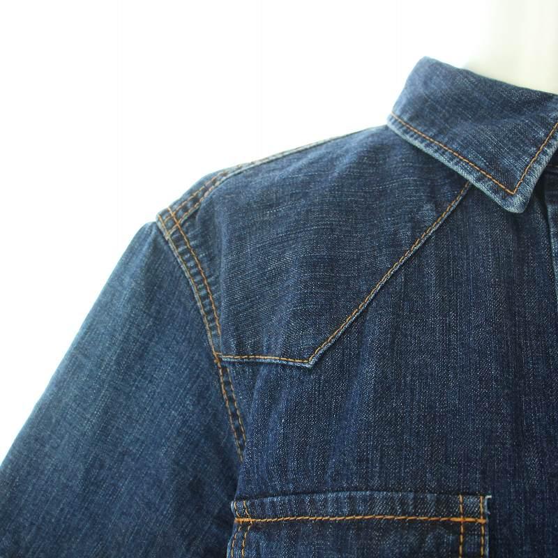 sacai グレー リブ編み デニム 半袖トップス sacai グレー リブ編み デニム 半袖トップス