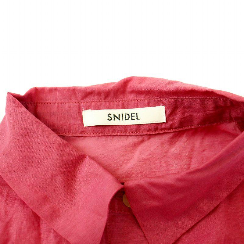 スナイデル SNIDEL 23SS シアーシャツ 長袖 F ピンク SWFB234303 /KU レディース : 081-102411010074 : ブランド古着販売のベクトル - 通販 ...