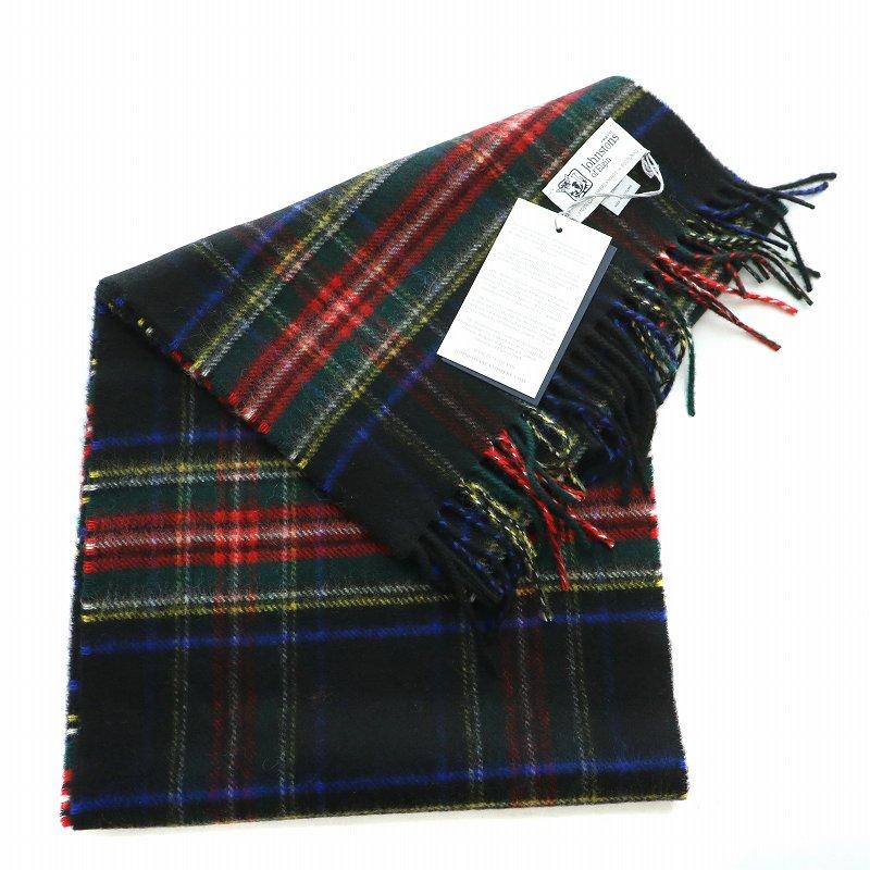 未使用品 ジョンストンズオブエルガン Johnstons of Elgin マフラー