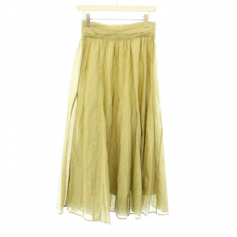 ダイアグラム Diagram 22SS フレアスカート ロング マキシ シルク混 38 M カーキ /KU レディース : 081-102411190082 : ブランド古着販売のベクトル ...