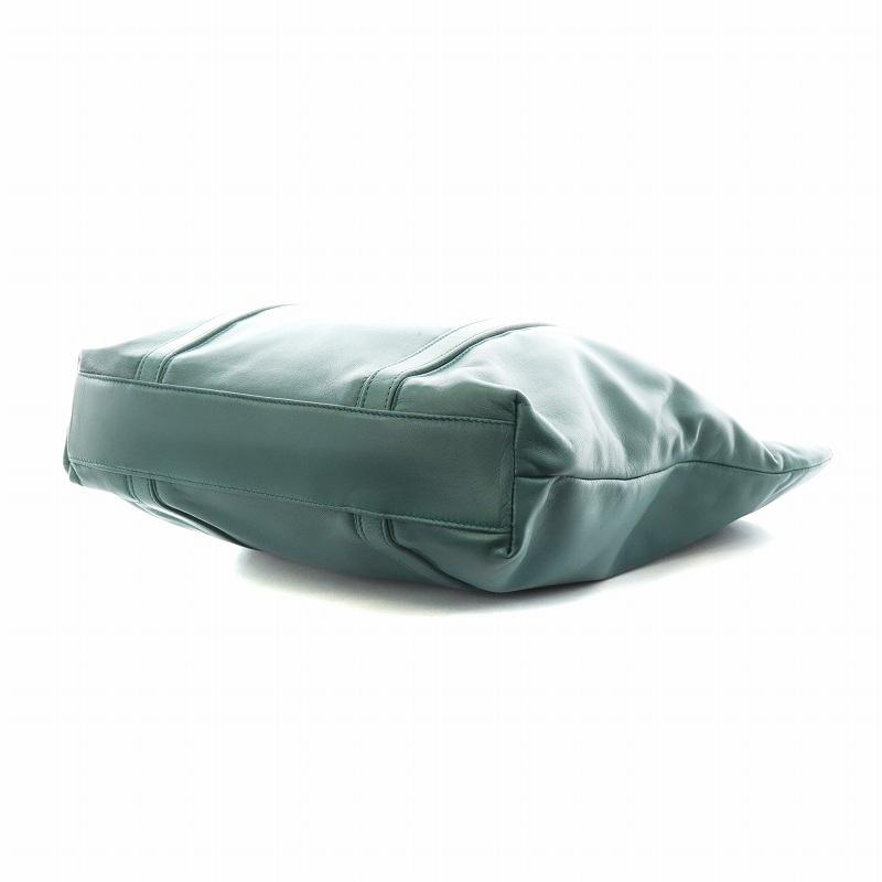 LOEWE ロエベ トートバッグ ハンドバッグ ラムレザー 緑 LOEWE ロエベ トートバッグ ハンドバッグ ラムレザー 緑