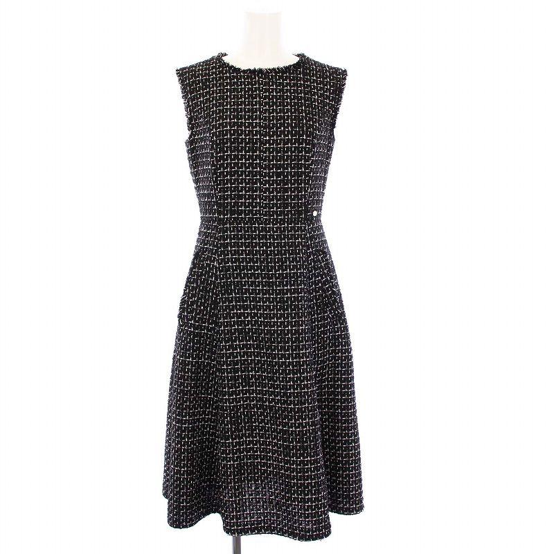 トッカ TOCCA 24AW SMALL STAR ドレス ノースリーブワンピース ツイード ロング 0 ブラック OPTOCA0440 /KH レディース : ブランド古着販売のベクトル ...